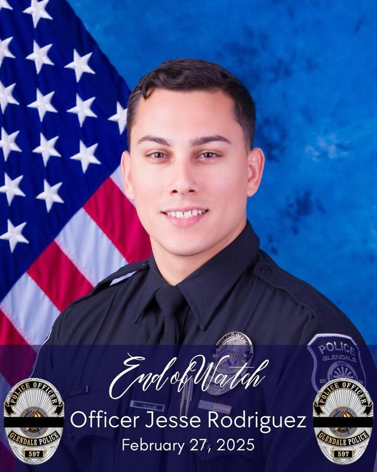 Glendale officer Jesse Rodriguez, 27, dies in motorcycle crash ...