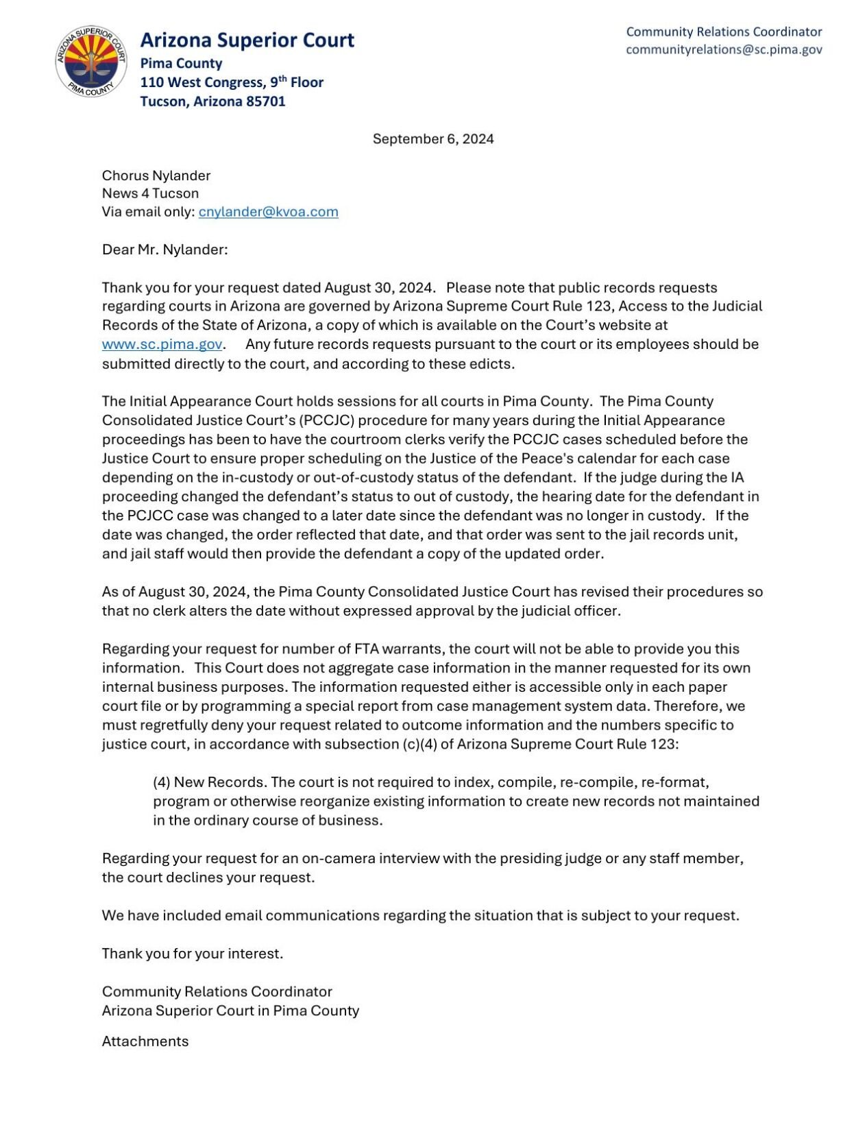 N4T Investigators: Record request shows how court is addressing a judge ...