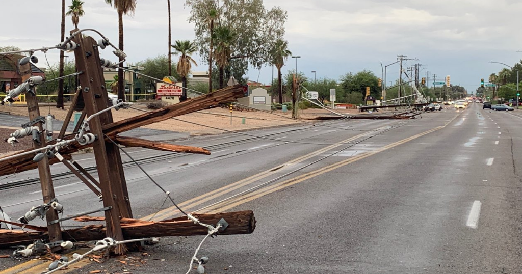 Downed power line causes northside intersection to shut down until ...