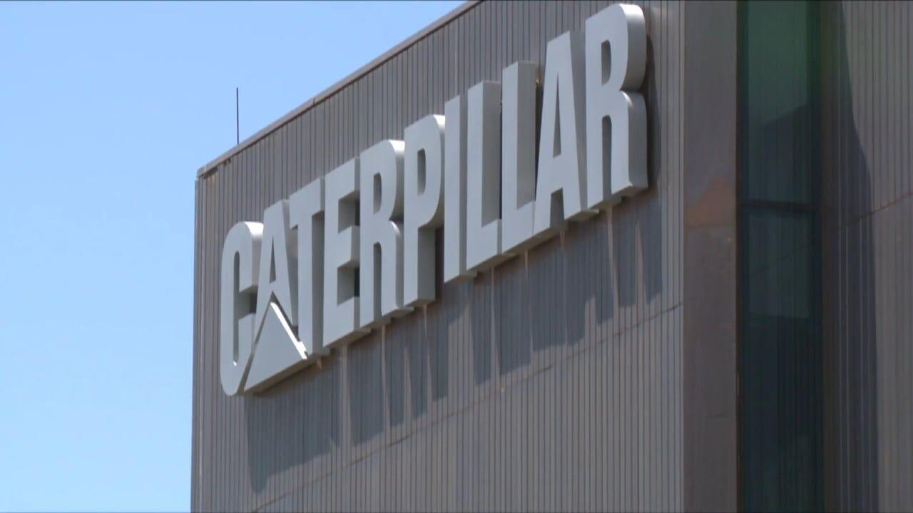Caterpillar Tucson Mining Center vandalized | Local | kvoa.com
