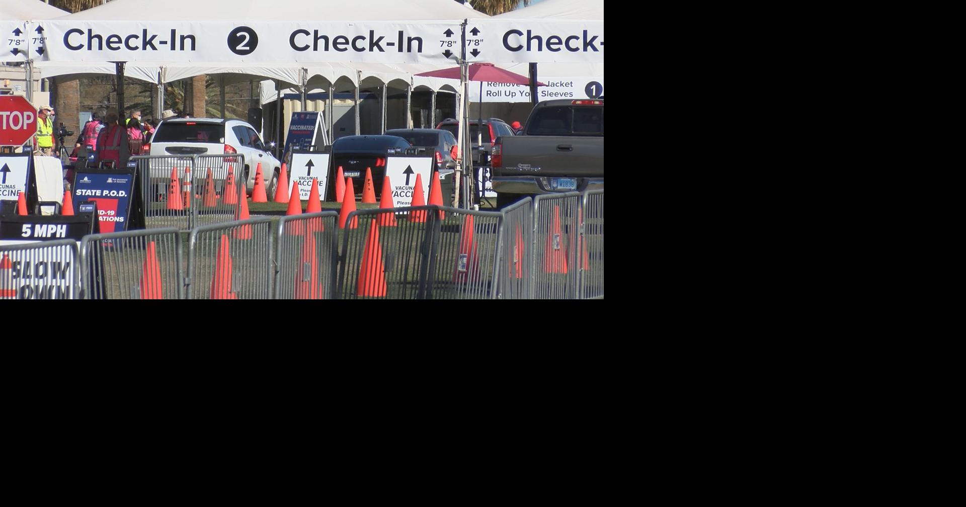 UArizona vaccination POD moving indoors starting Monday | Coronavirus ...