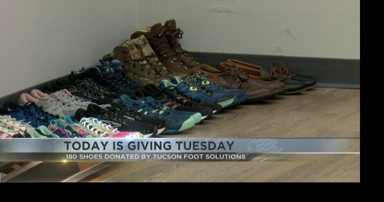 Today is Giving Tuesday: Foot Solutions Tucson donates nearly 200 shoes ...