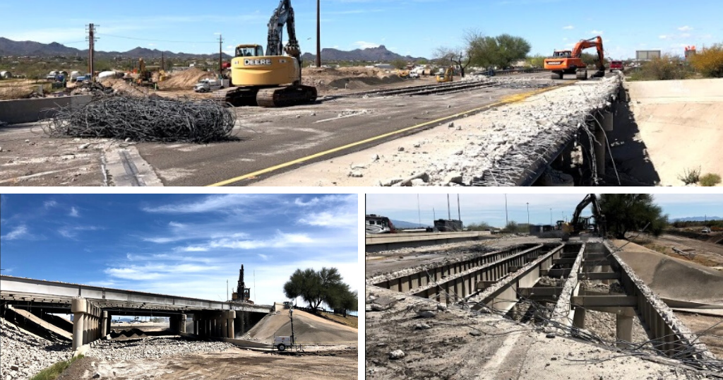 ADOT: Bridge demolition underway on I-10 at Ruthrauff Road | Local News ...