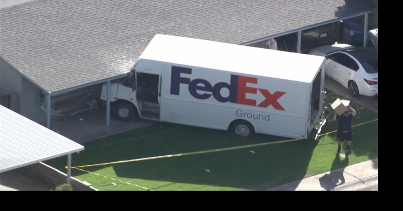FedEx truck crashes into Arizona home | Video | kvoa.com