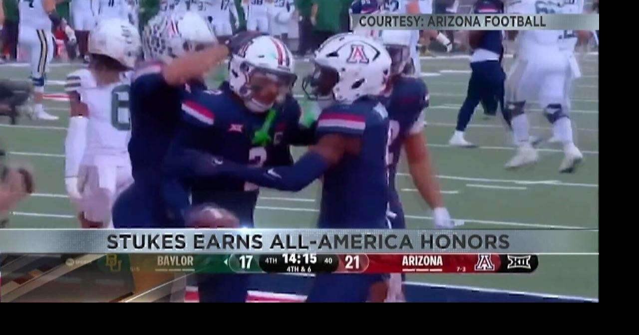 Arizona Football's Treydan Stukes earns All-American honors | Video ...