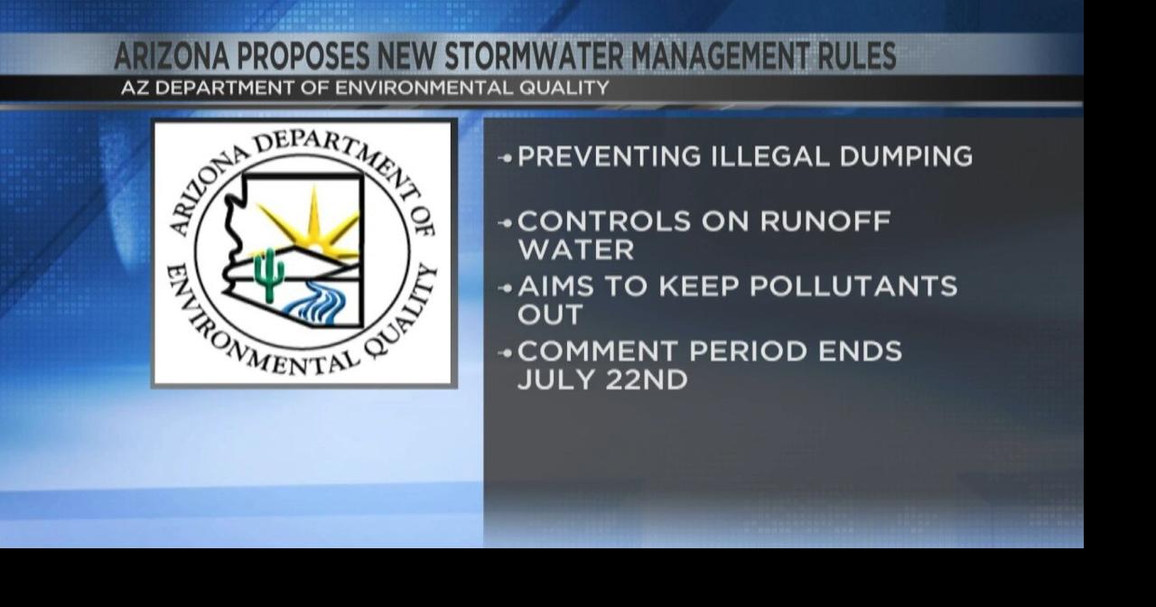 Arizona opens comment period on stormwater permit renewal | Arizona ...