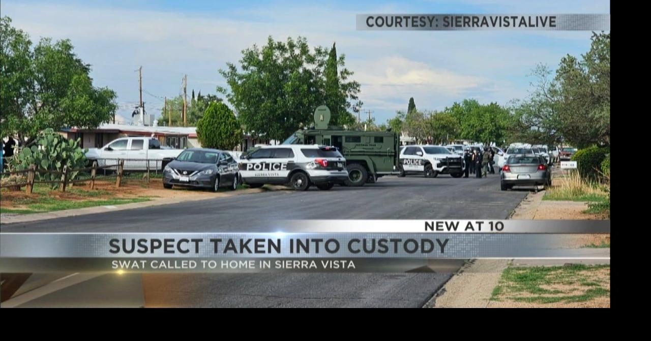 SWAT standoff in Sierra Vista ends in arrest | Video | kvoa.com