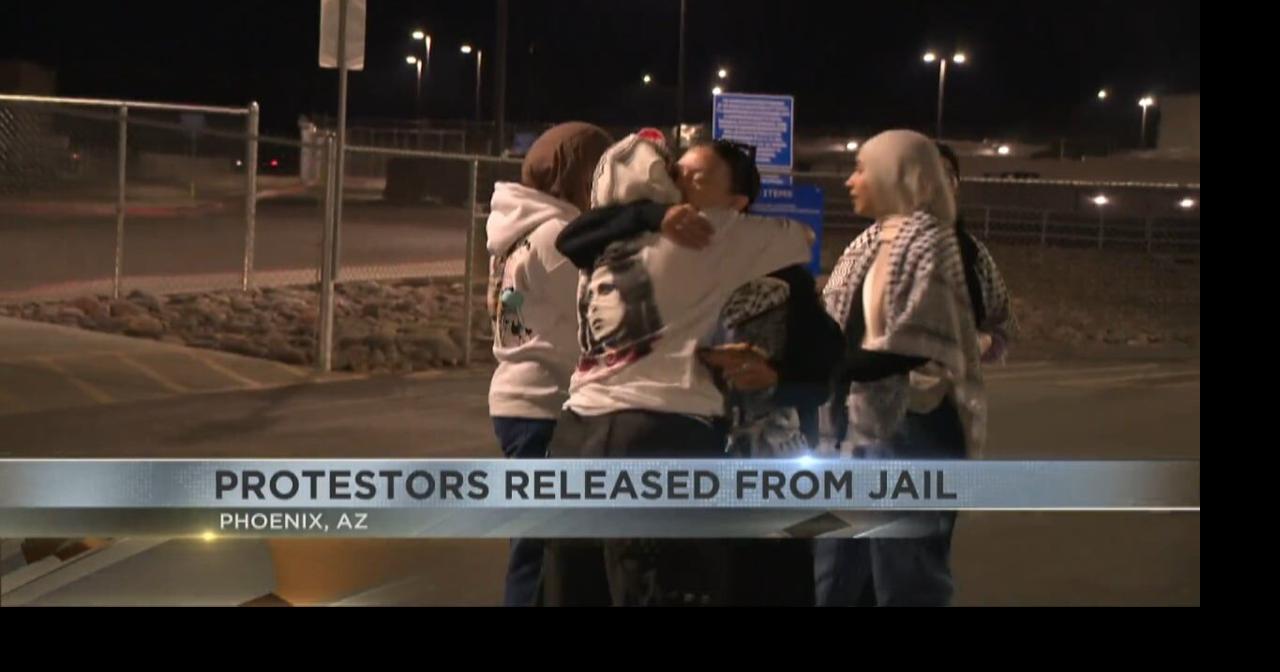 Dozens of protestors released from jail after ASU protest | Video ...