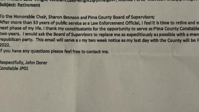 Shortage of Pima County constables | Law | kvoa.com