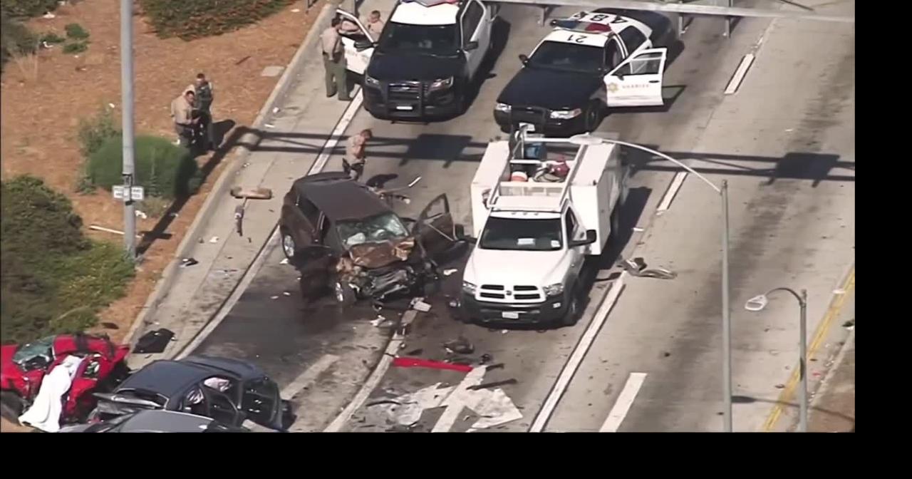 Police pursuit results to fatal multi-car pileup in Los Angeles | News ...