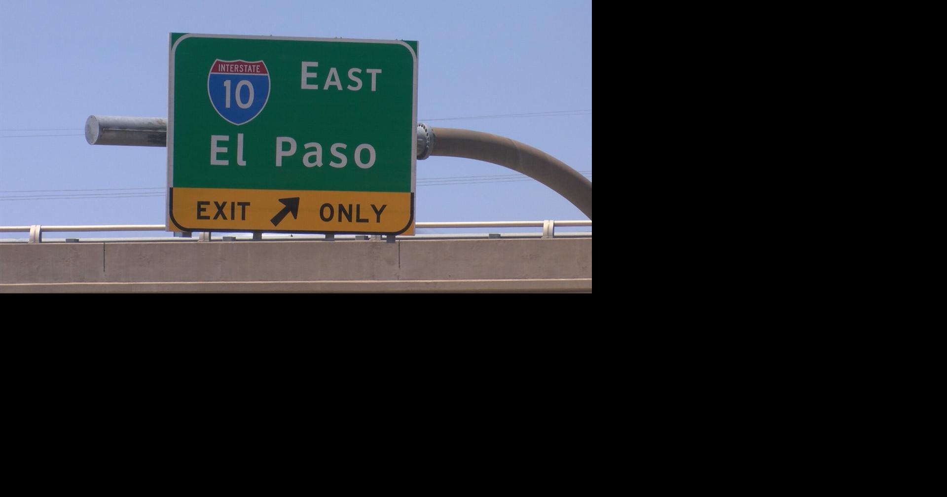 interstate 10 freeway sign