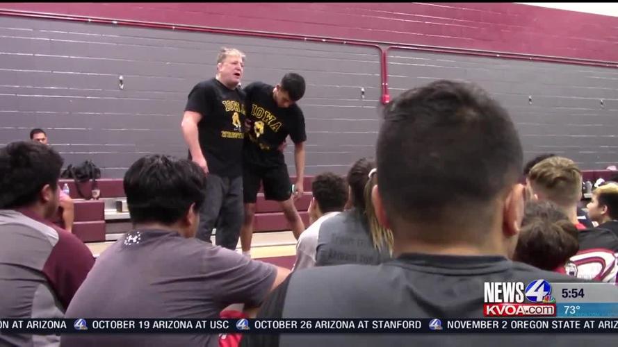 Team USA wrestling legend Royce Alger gives clinic to Tucson kids ...