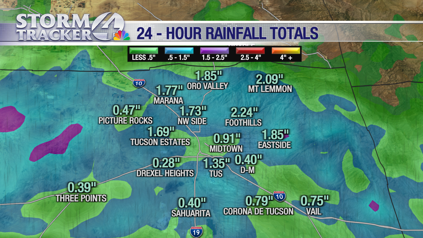 The most rain in nearly a year soaks Tucson, as the monsoon roars back ...