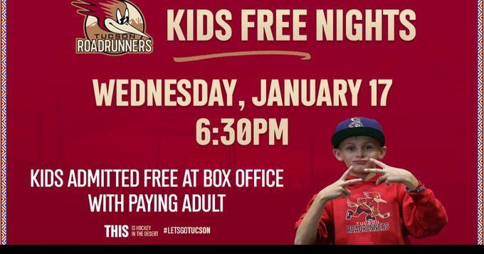 Don’t miss out on Tucson Roadrunners’ Kids Free Night tomorrow! | News ...