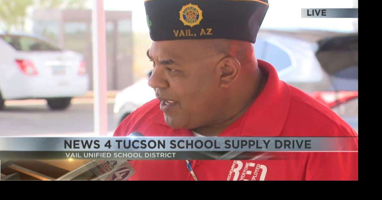 News 4 Tucson School Supply Drive at Empire High School: American ...