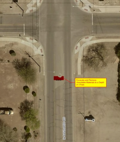 Road work to fix sinking pavement on Sandario Road in Marana | News 4 ...