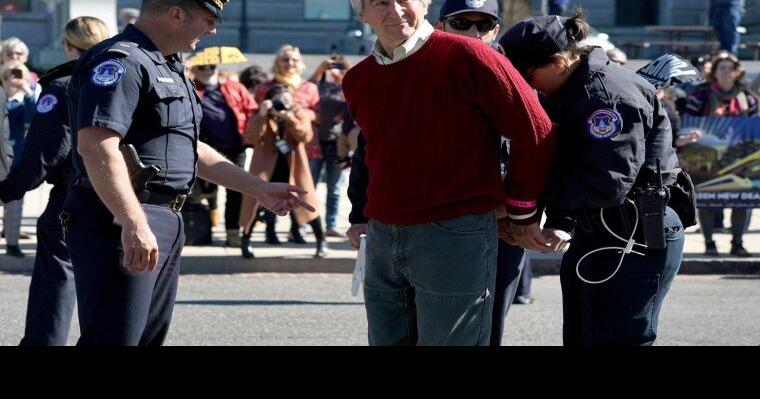 Jane Fonda, Sam Waterston arrested at U.S. Capitol climate protest ...