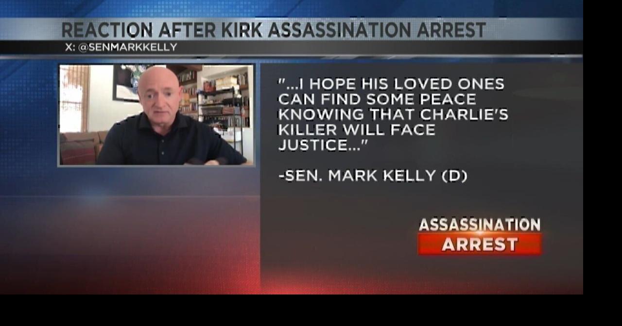 Reactions after suspect arrested in connection to Kirk's assassination ...
