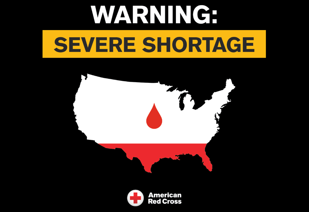 National blood shortage worsened by severe weather | News | kvoa.com