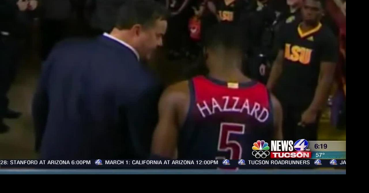 Coach Miller opens up about benching Max Hazzard | Arizona Wildcats ...
