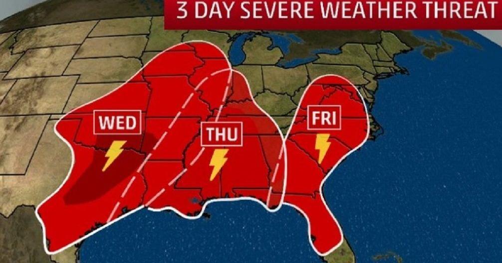 National Weather: Another multi-day severe threat looms | StormTracker ...