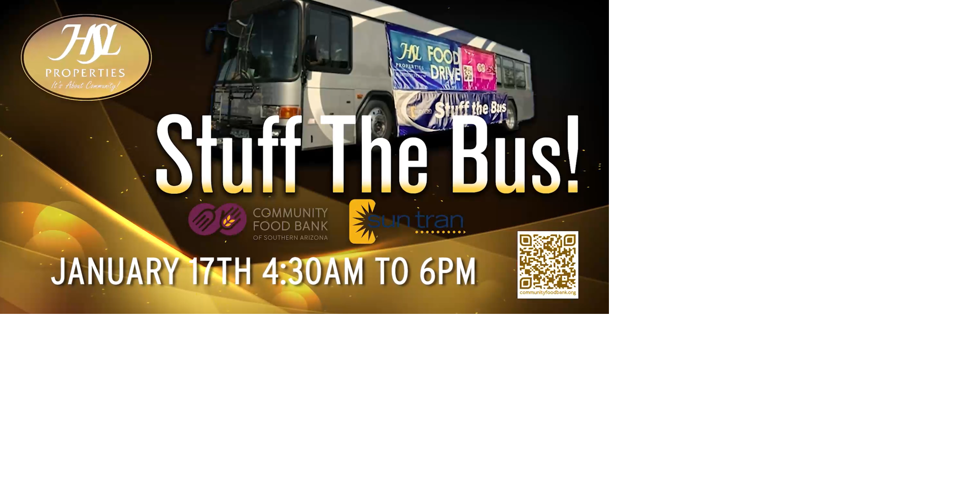 Help HSL and the Community Food Bank Stuff the Bus for those in need ...
