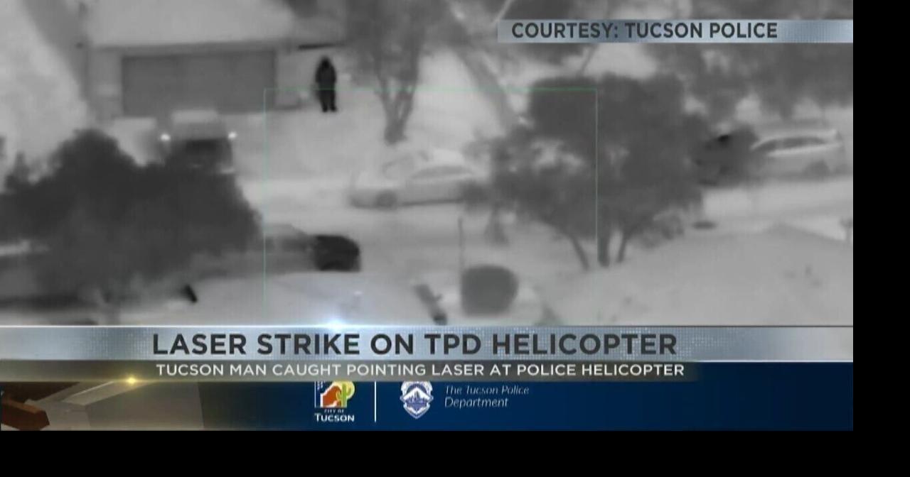 Tucson man caught pointing a laser at a Tucson helicopter | Video ...