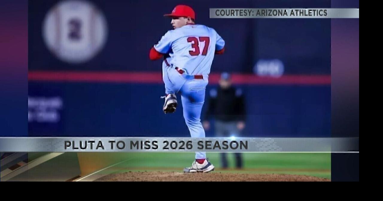 Arizona Wildcat Tony Pluta to miss 2026 season due to injury | Video ...