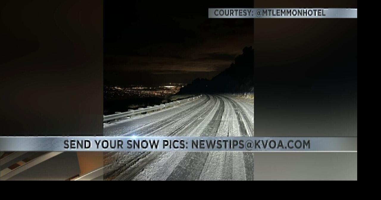 Send News 4 Tucson your snow footage | Video | kvoa.com