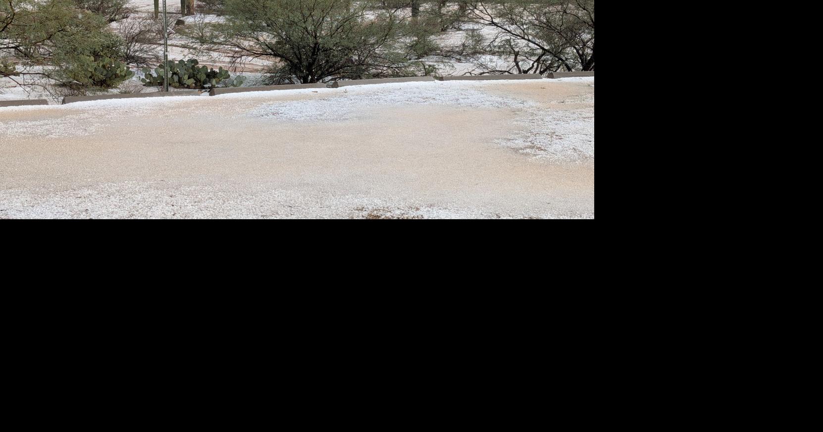Fast and furious hail storm hits Oro Valley | StormTracker 4 Weather ...