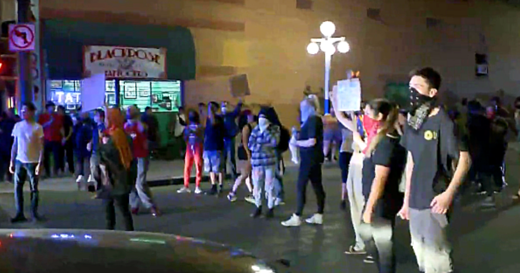 Second protest in two days takes place in downtown Tucson | Local News ...