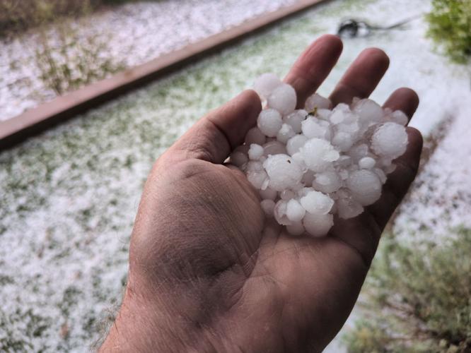 Fast and furious hail storm hits Oro Valley | StormTracker 4 Weather ...