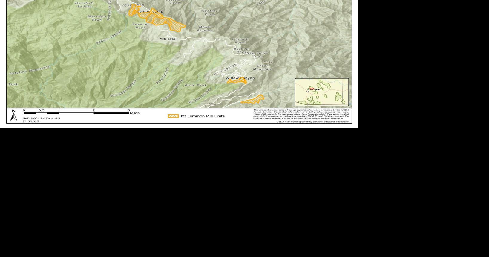 Pile burn operations set to continue on Mount Lemmon | Local News ...