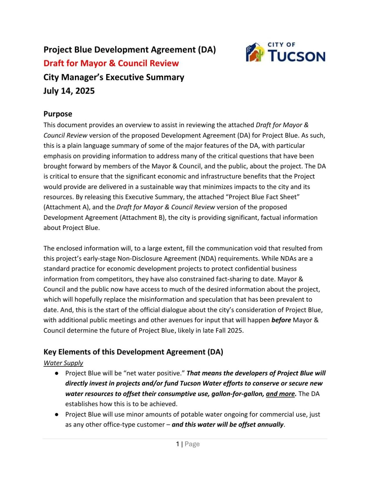 The City of Tucson releases new details about super secret 'Project ...