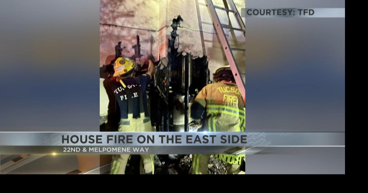 Late-night house fire extinguished on Tucson's eastside | Video | kvoa.com