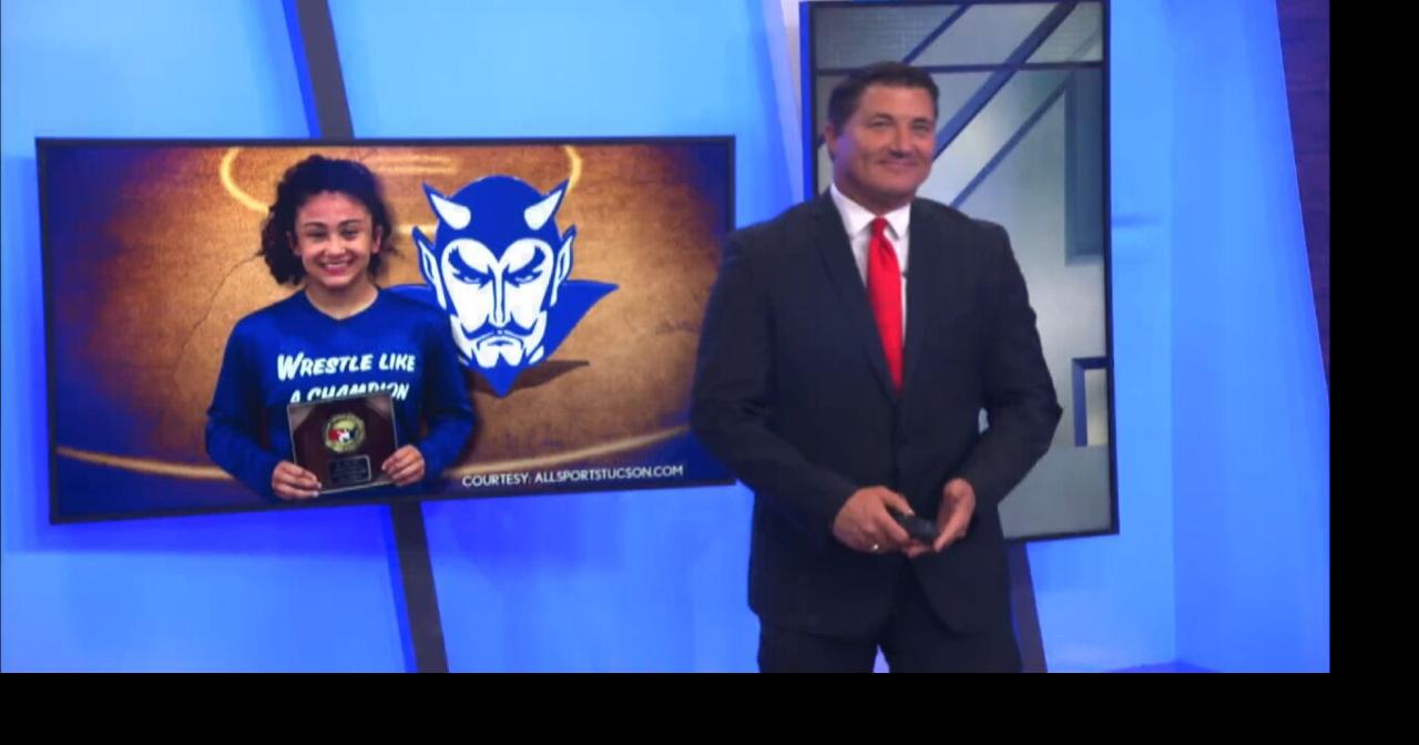 Audrey Jimenez wins another "male" wrestling tournament | Video | kvoa.com