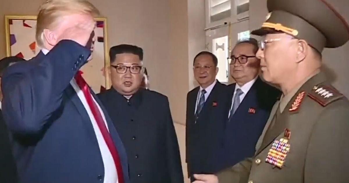 New Video Shows President Trump Saluting North Korean General News