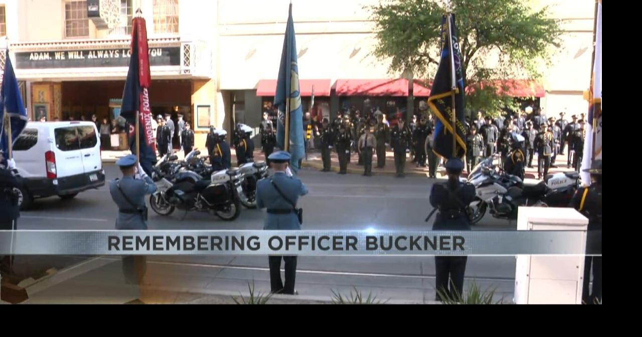Tucson shows love, support for fallen officer Adam Buckner | Video ...