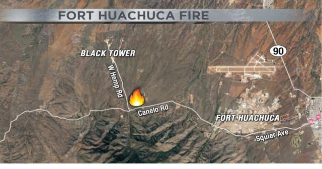 Huachuca City prepares to evacuate as Western Hemp Fire spreads | News ...