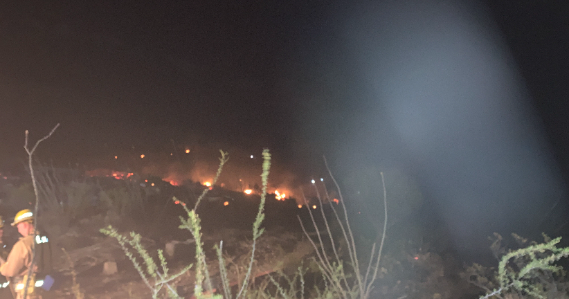 Fire crews working on human caused Charlie Fire | News | kvoa.com