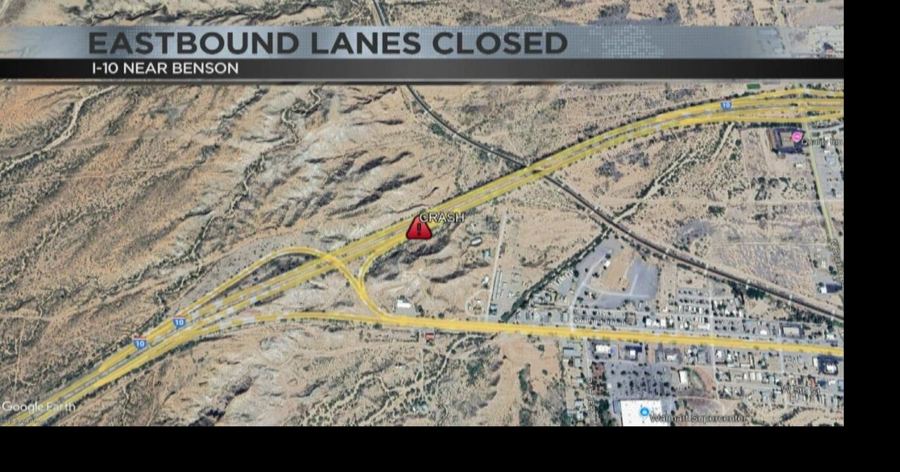 Eastbound lanes closed at I-10 and Benson | Video | kvoa.com