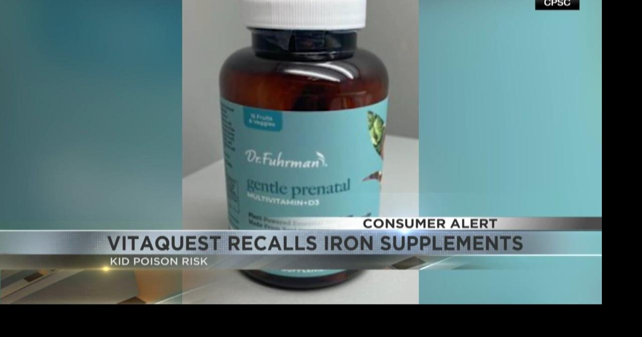 Consumer Alert: Vitaquest recalls iron supplements | Video | kvoa.com