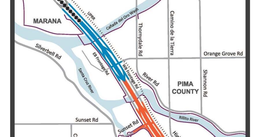 Tucson River Road closure postponed; I-10 widening project update ...