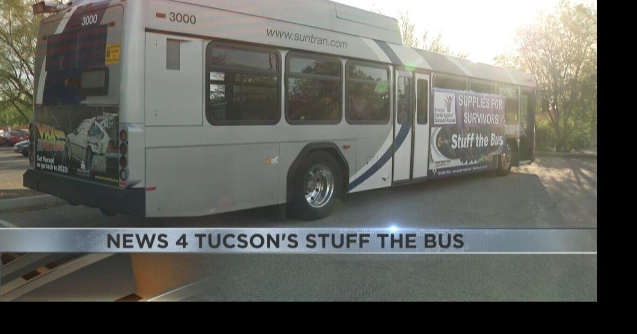 Support the community in News 4 Tucson's Stuff the Bus event | Video ...