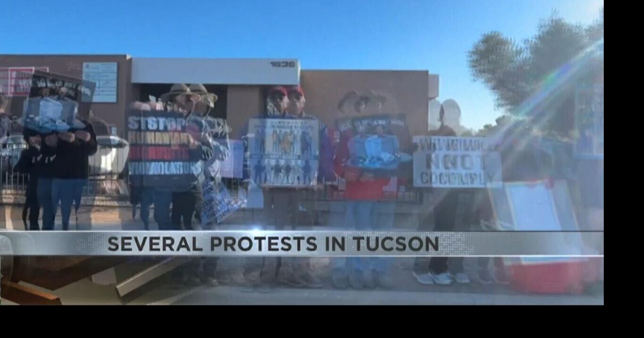 Several protests happened in Tucson over the weekend | Video | kvoa.com
