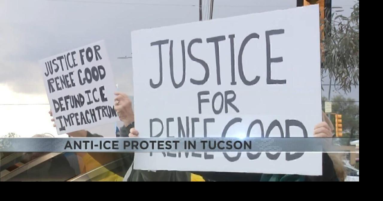Tucsonans protest after ICE-involved shooting | Video | kvoa.com