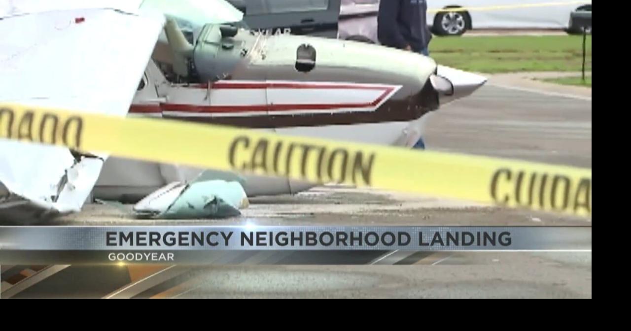 Goodyear residents wake to plane debris in their yard after emergency ...