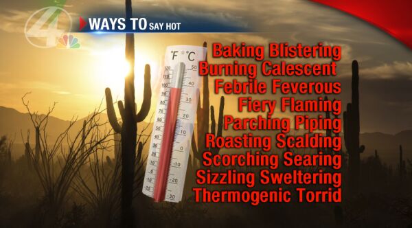 How many ways can you say ‘It’s hot’? | News | kvoa.com