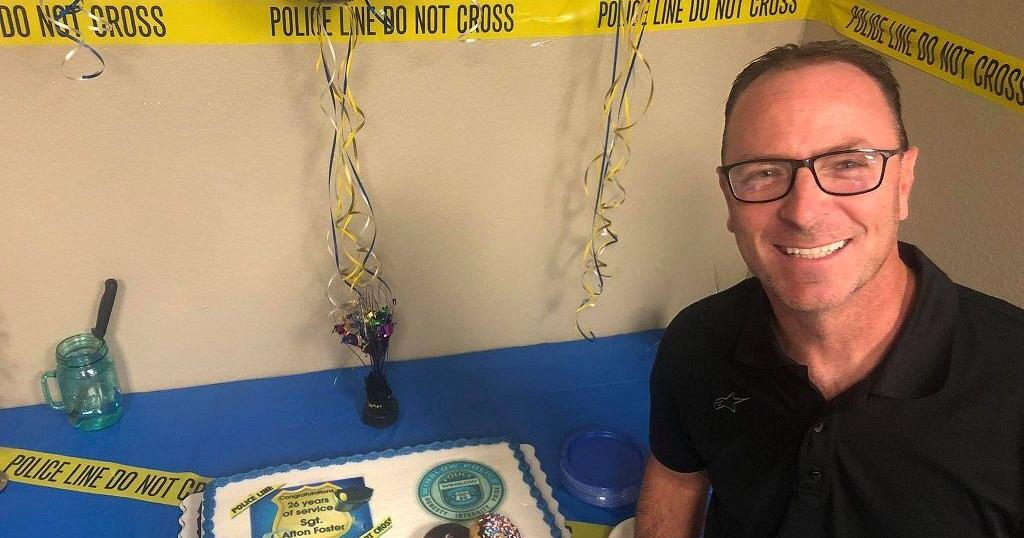 Retiring Winslow officer gets emotional final radio call | Local News ...