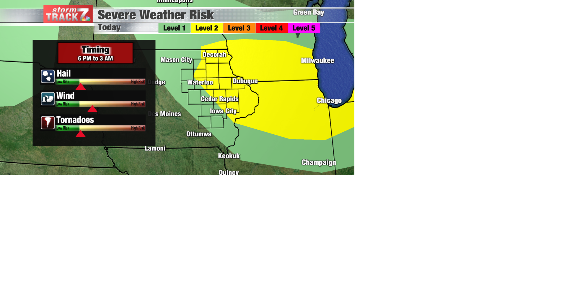 TRACKING: An active weather week | Forecast | kwwl.com